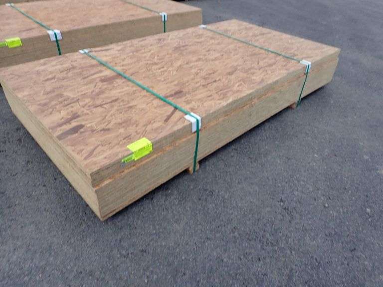 DryGuard OSB Underlayment 23/32" x 48" x 96" - Lambrecht Auction, Inc.