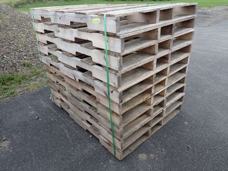 Stack Of Pallets - Lambrecht Auction, Inc.