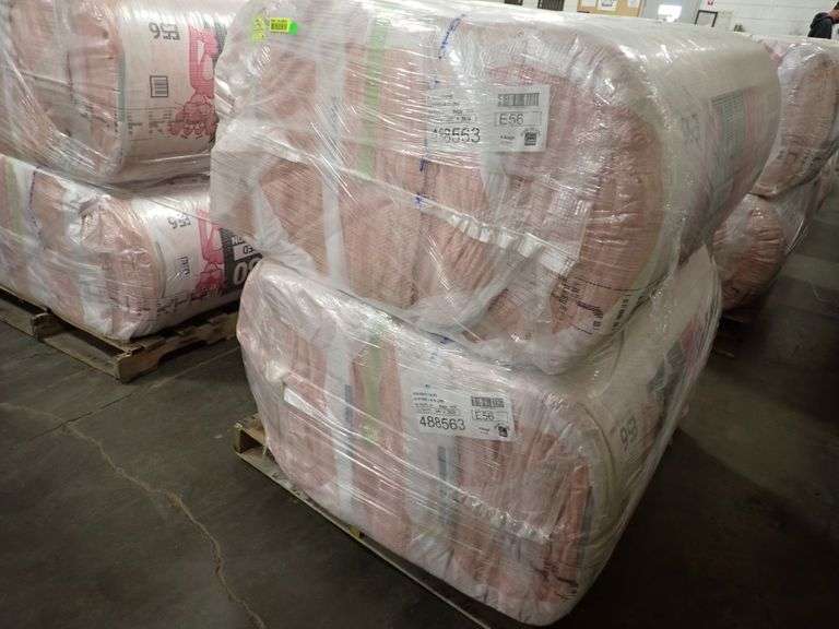 R30 Faced Fiberglass Bagged Insulation - Lambrecht Auction, Inc.