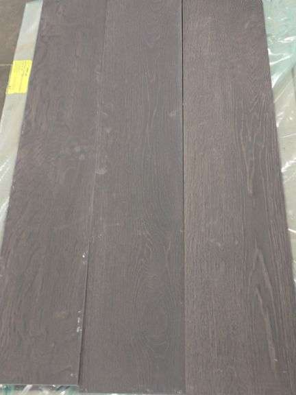 Artisanwood Deep Umber Porcelain Tile 8" x 40" - Lambrecht Auction, Inc.