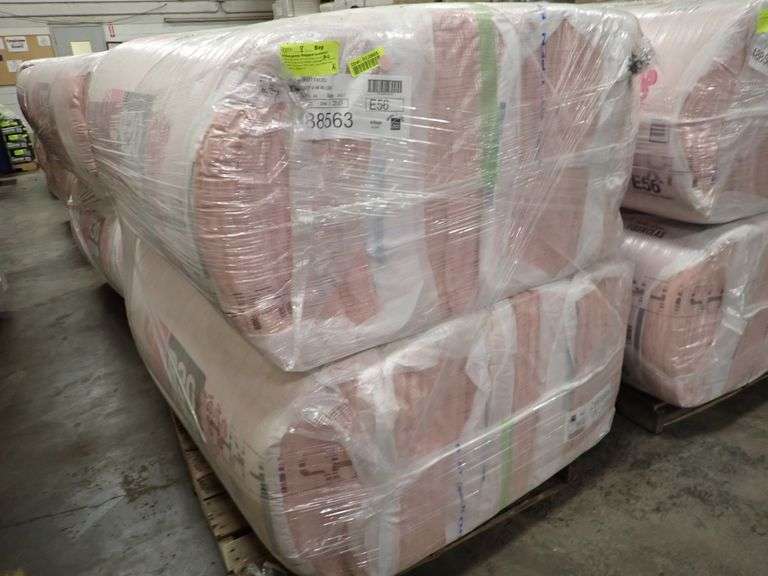 R30 Faced Fiberglass Bagged Insulation - Lambrecht Auction, Inc.