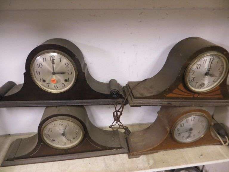 Four Camel Back Clocks - Lambrecht Auction, Inc.