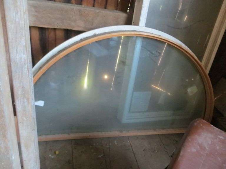 Half Round Window - 82" Wide x 41" High - Lambrecht Auction, Inc.