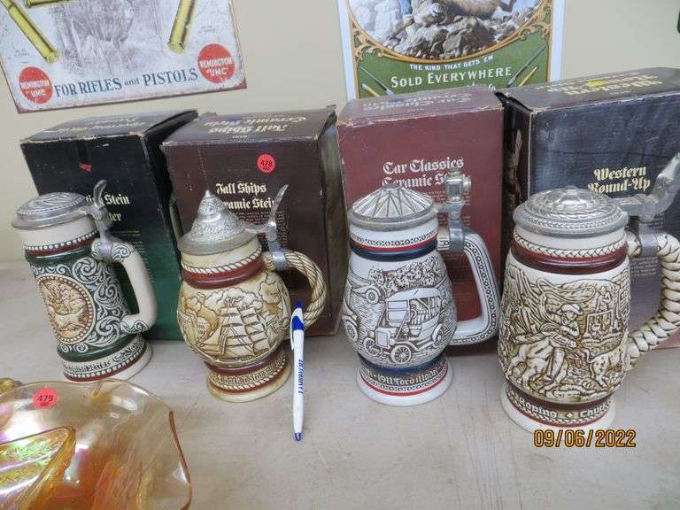 Four Avon Steins - Lambrecht Auction, Inc.