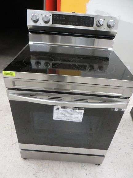 Samsung 5-Burner Electric Range - SS Front - See Details - Lambrecht ...