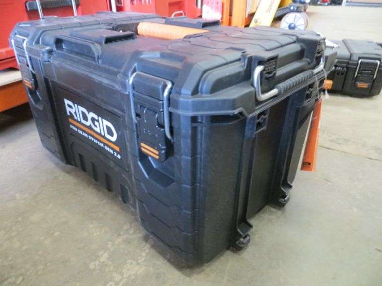 Ridgid Pro Gear Pack Out Box - Lambrecht Auction, Inc.