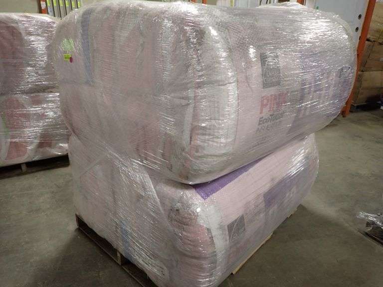 R- 13 Foil Faced Fiberglass Bagged Insulation - Lambrecht Auction, Inc.