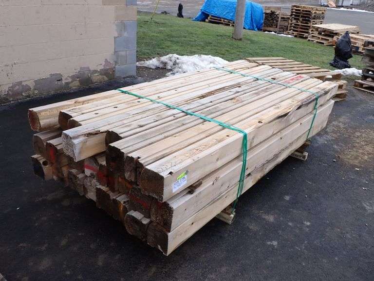 Cedar D-Log Siding 6" x 6" x RL - Lambrecht Auction, Inc.