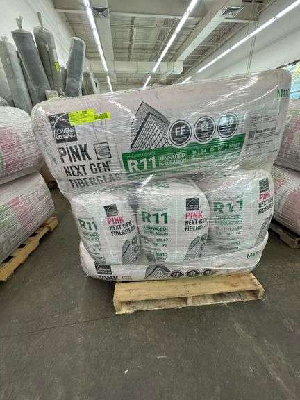 R-11 Fiberglass Bagged Insulation - Lambrecht Auction, Inc.