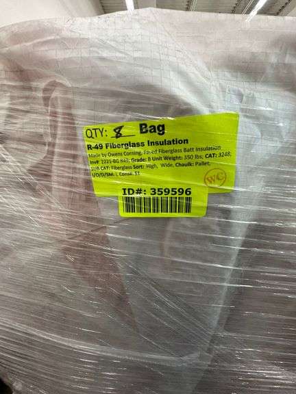 R-49 Fiberglass Insulation - Lambrecht Auction, Inc.