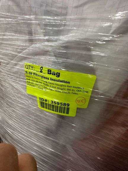 R-49 Fiberglass Insulation - Lambrecht Auction, Inc.