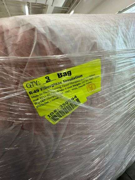R-49 Fiberglass Insulation - Lambrecht Auction, Inc.