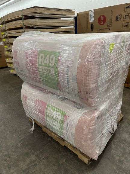 R-49 Fiberglass Insulation - Lambrecht Auction, Inc.