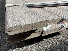 Cape Cod Gray Composite Decking 5/4"x6"x12' - Lambrecht Auction, Inc.