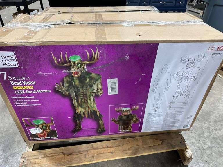 Home Accents 7.5FT Dead Water Animated LED Marsh Monster - Lambrecht ...