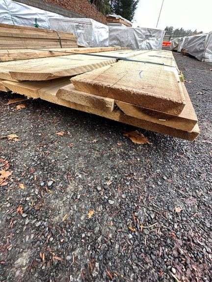 Poplar Rough Cut Hardwood Lumber RWxRHxRL - Lambrecht Auction, Inc.