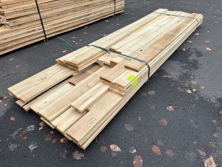 Poplar Rough Cut Hardwood Lumber RWxRHxRL - Lambrecht Auction, Inc.
