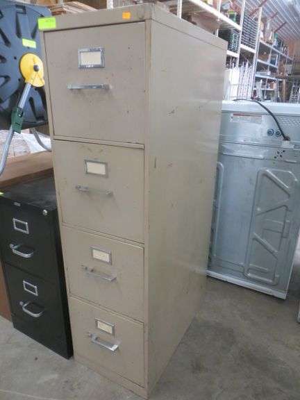 4-drawer Letter Size File Cabinet - Lambrecht Auction, Inc.
