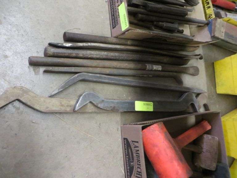 Assorted Pry Bars, Tire Iron - Lambrecht Auction, Inc.