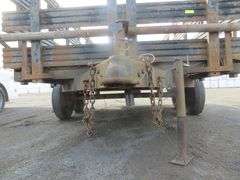 Homemade Tandem Axle Trailer - 12'x6' Bed - Lambrecht Auction, Inc.