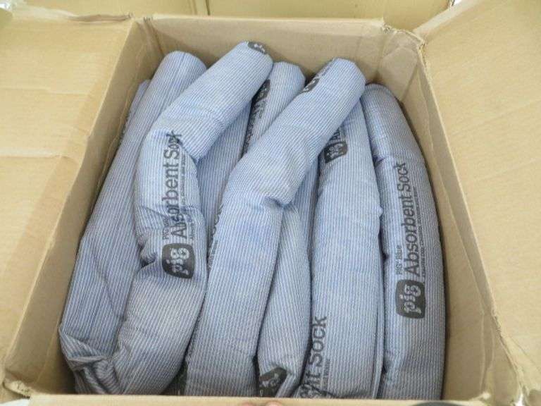 Pig Blue Absorbent Socks - Lambrecht Auction, Inc.