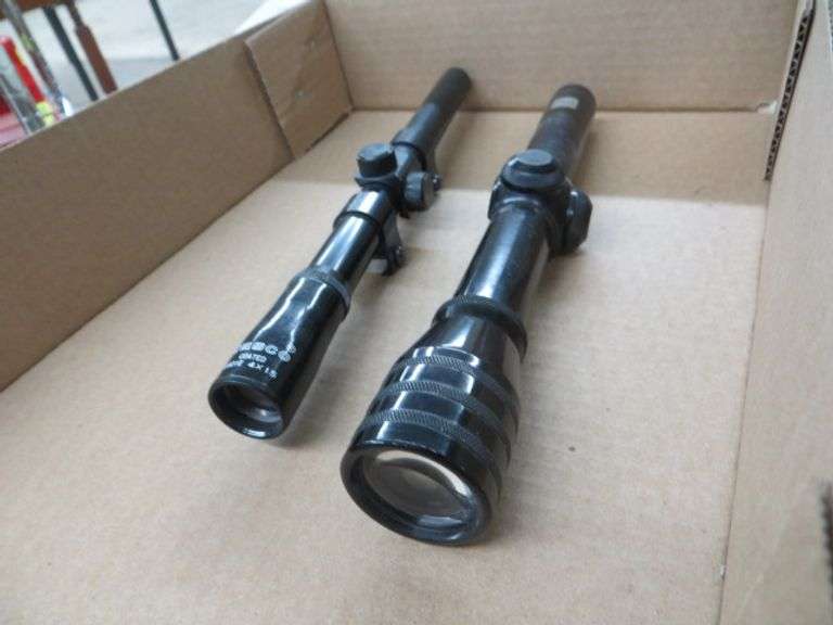 Scopes - Redfield 2.5x & Tasco 4x15 - Lambrecht Auction, Inc.