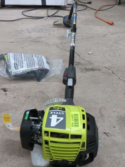 Ryobi 4 Cycle String Trimmer C430 - Lambrecht Auction, Inc.
