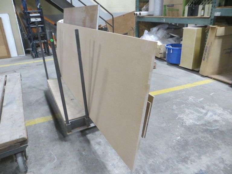 Rolling Panel Dollie With Contents - Lambrecht Auction, Inc.