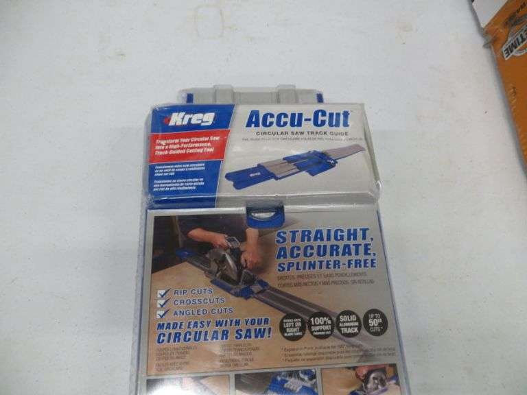 Kreg Accu Cut Circular Saw Track Guide - Lambrecht Auction, Inc.