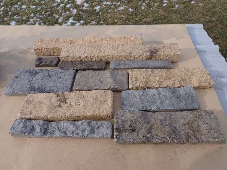 Mortarless Stone Veneer Siding - Lambrecht Auction, Inc.