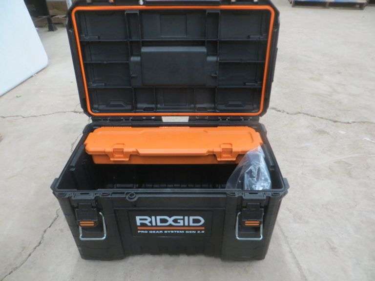 Rigid Professional Tool Storage System 22" Tool Box - Lambrecht Auction ...