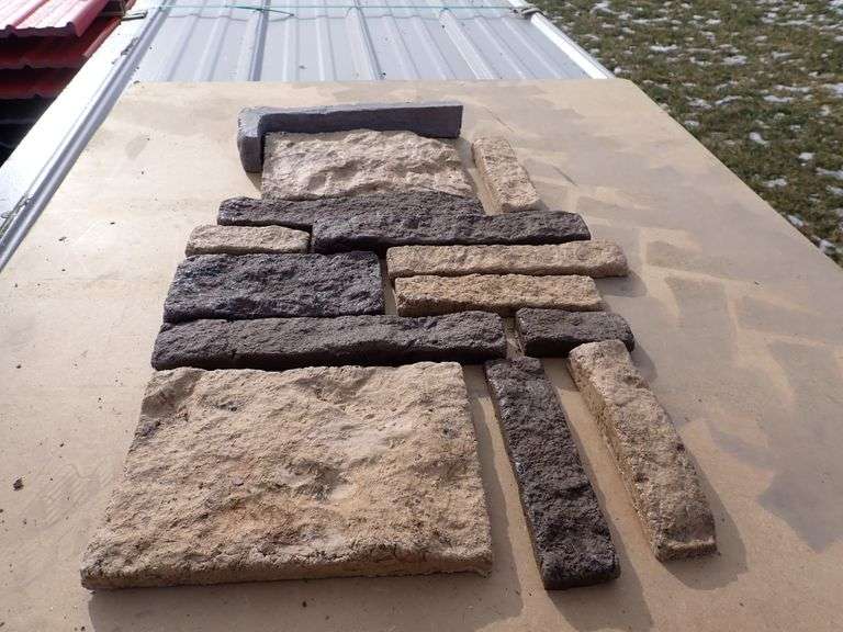 Mortarless Stone Veneer Siding - Lambrecht Auction, Inc.