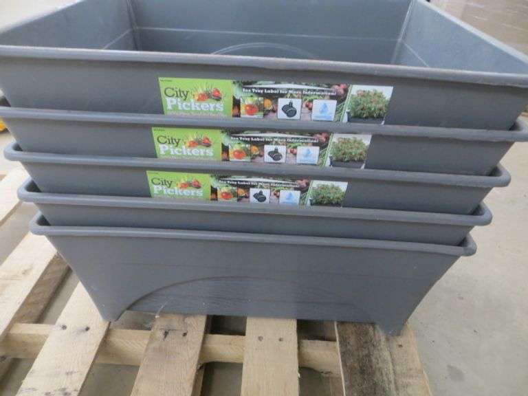 Five City Pickers Self Watering Raised Bed Grow Box - Lambrecht Auction ...