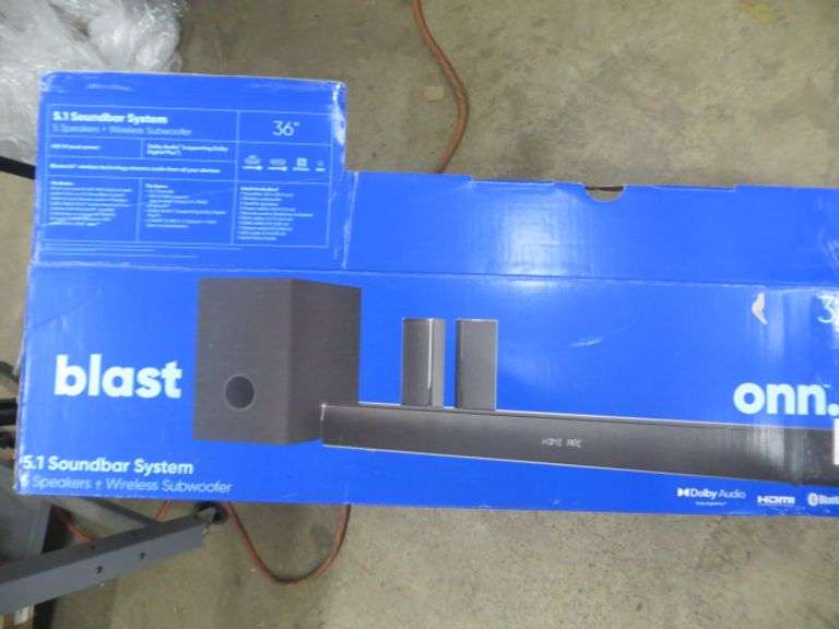 Onn 5.1 Soundbar System - Lambrecht Auction, Inc.