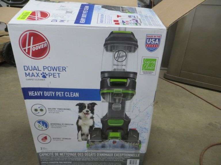 Hoover Dual Power Pet Max Carpet Cleaner - Lambrecht Auction, Inc.