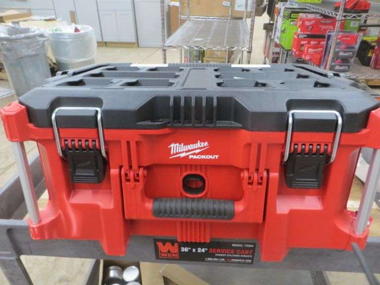 Milwaukee Packout Large Tool Box - See Details - Lambrecht Auction, Inc.