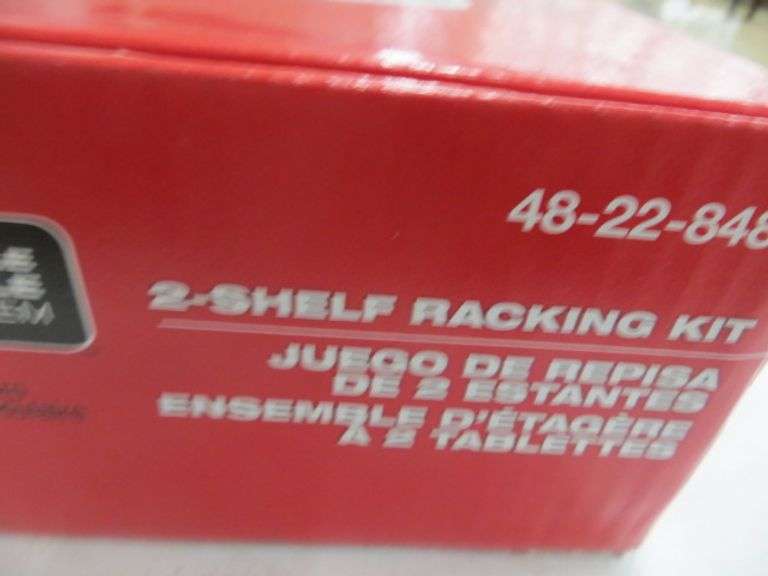 Milwaukee Pack out 2 Shelf Racking Kit - Lambrecht Auction, Inc.