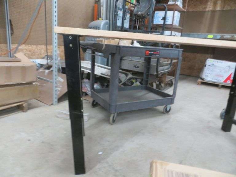 Husky 72" Work Table - Used - See Pic's - Lambrecht Auction, Inc.