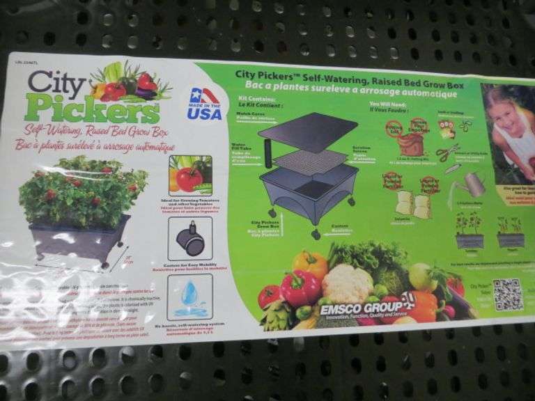 Five City Pickers Self Watering Raised Bed Grow Box - Lambrecht Auction ...