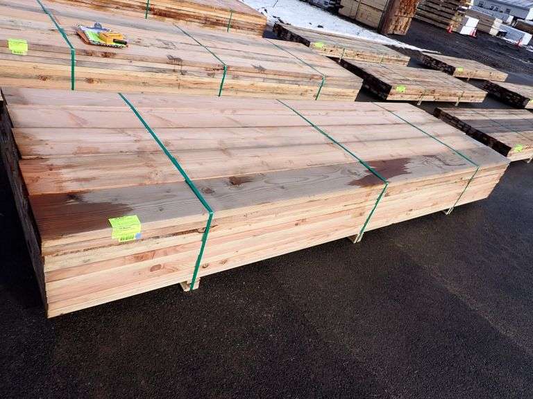 Doug Fir Dimensional Lumber 2" x 10" x 12' - Lambrecht Auction, Inc.