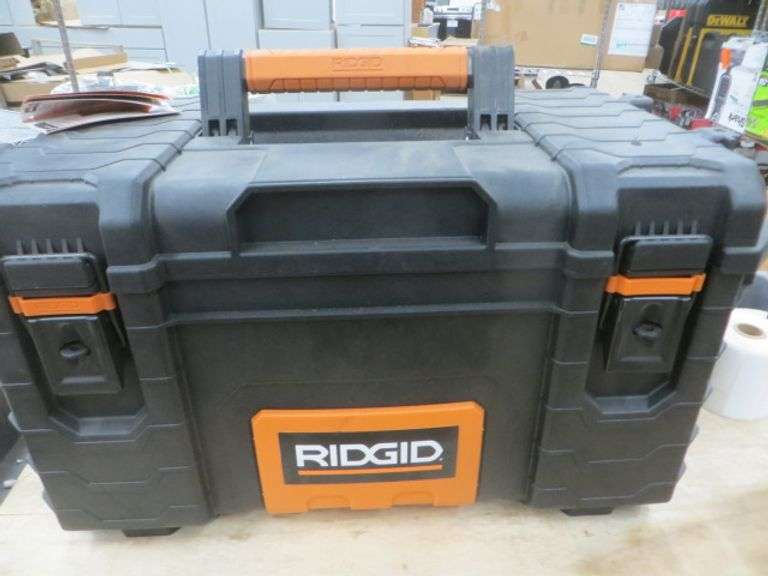 Rigid Professional Tool Storage System 22" Tool Box - Lambrecht Auction ...