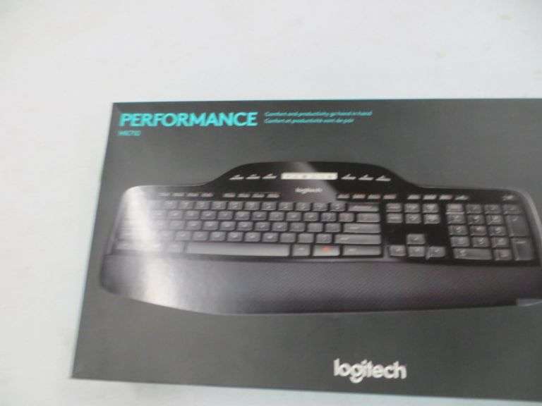 Logitech Wireless Keyboard And Mouse Model MK 710 - Lambrecht Auction, Inc.