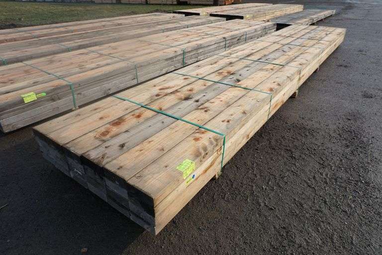 Doug Fir Dimensional Lumber 3"x8"x20' - Lambrecht Auction, Inc.