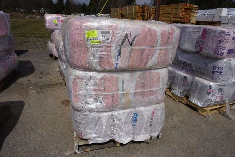 R-19 Fiberglass Bagged Insulation - Lambrecht Auction, Inc.