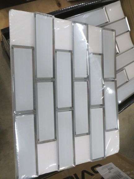 MSI Mosaic Tile - Ice Beveled Subway - Lambrecht Auction, Inc.