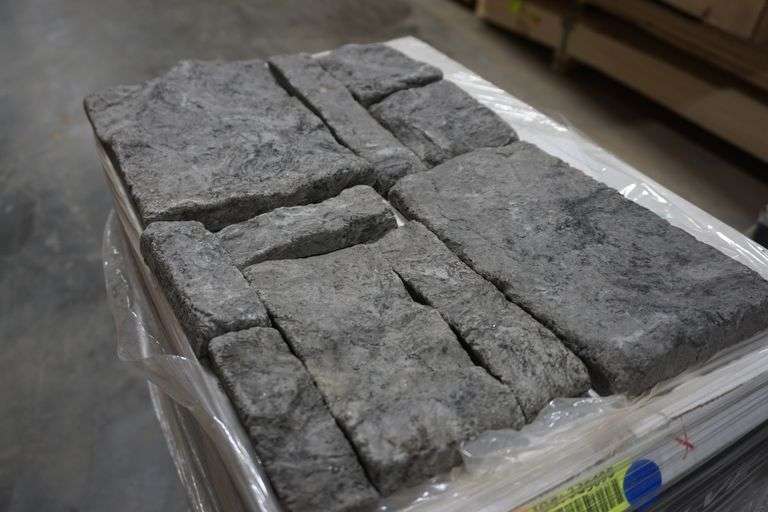 Mortarless Stone Veneer Siding Mixed - Lambrecht Auction, Inc.