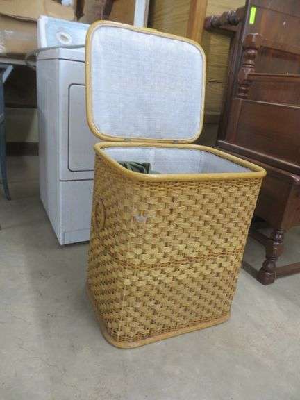 Clothes Hamper Full - Lambrecht Auction, Inc.