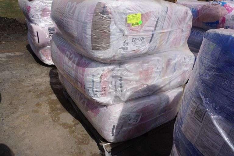 R-21 Fiberglass Bagged Insulation - Lambrecht Auction, Inc.