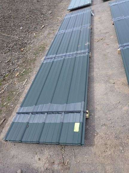 Green Corrugated Metal Panel 3' x 16' *SEE DESCRIPTION* - Lambrecht ...