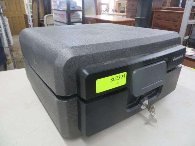 Sentry Lock Box With Key - Lambrecht Auction, Inc.
